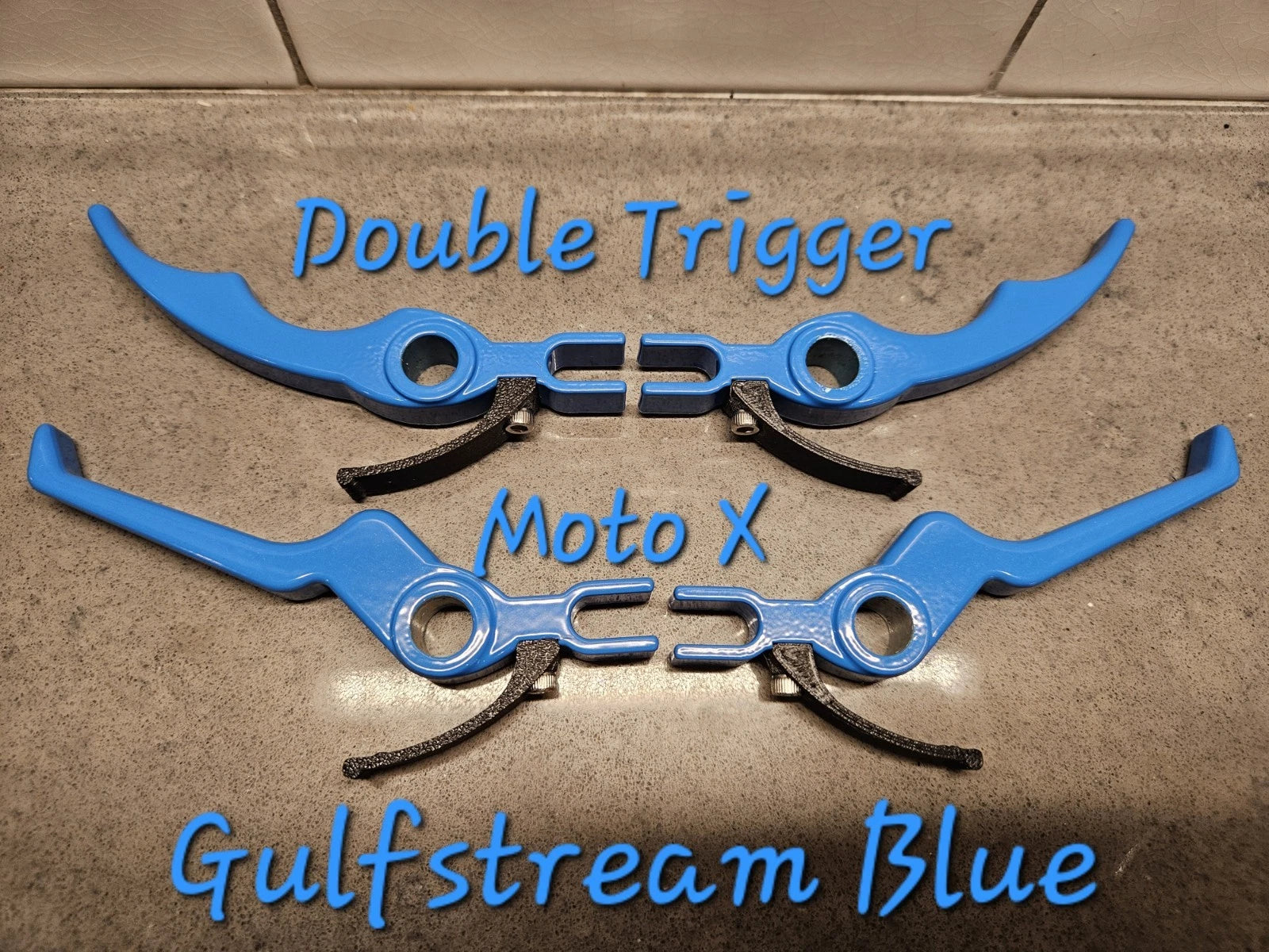 Billet Aluminum Seadoo IBR Throttle & Brake/Reverse Levers Upgrade Tri ...